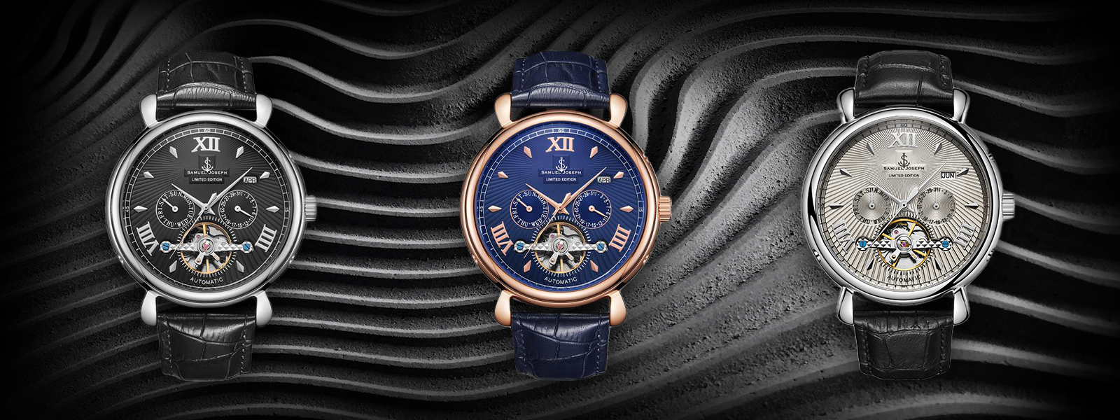 Samuel Joseph Limited Edition Luxury Men's Watches